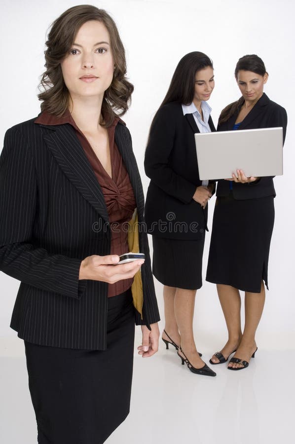 Serious Business stock image. Image of team, woman, idea - 1337063