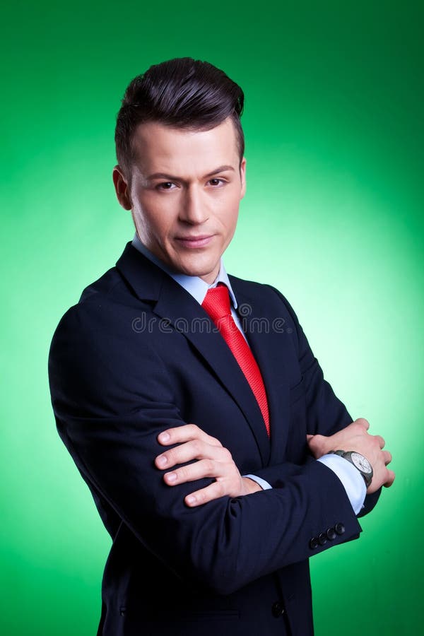 Serious business man stock photo. Image of elegant, bright - 25949392