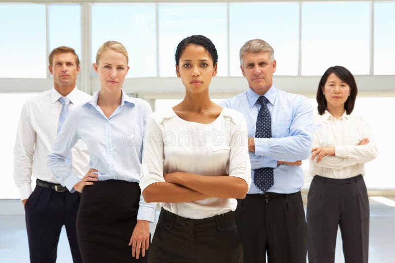 Serious business people stock image. Image of crossed - 20226193