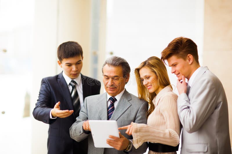 Serious business team stock photo. Image of business - 48213648