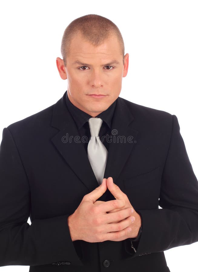 Serious Businessman stock photo. Image of business, colloar - 13867670