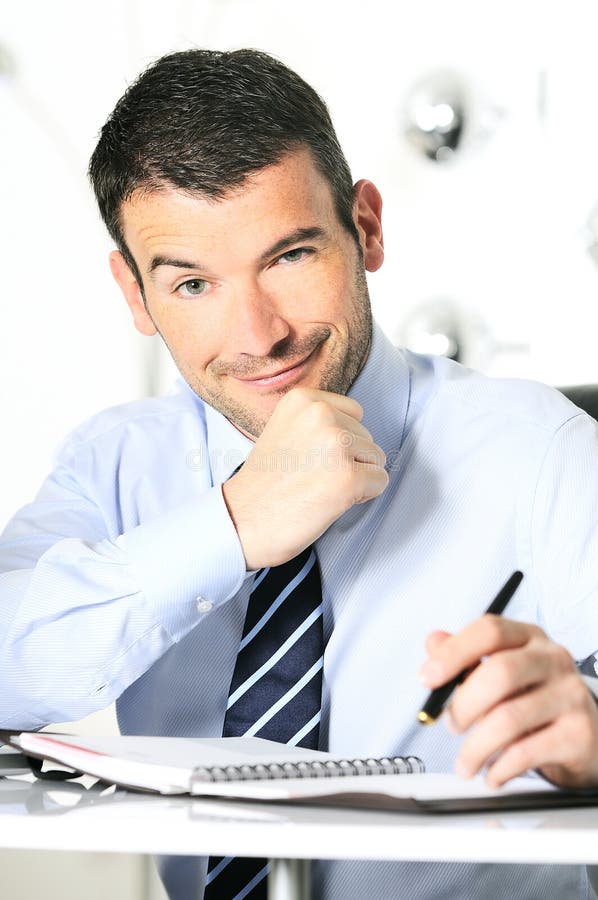 Serious businessman stock photo. Image of caucasian, confident - 19591424
