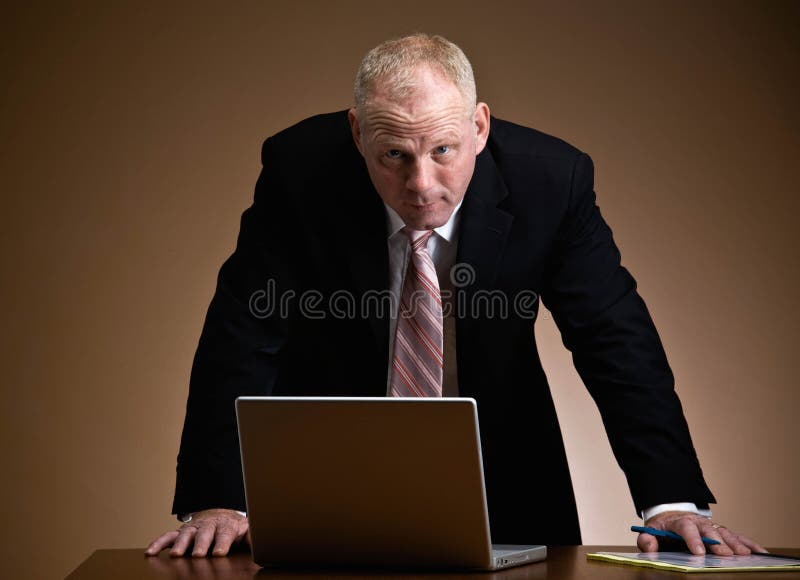 Aggressive businessman stock photo. Image of smile, desert - 3809768