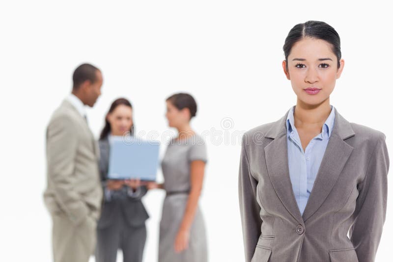 Serious Co-workers with Headset on Stock Image - Image of fresh, global ...