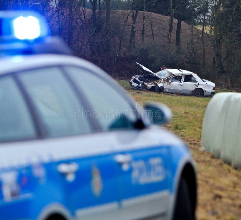 Serious car crash editorial photography. Image of burst - 23517472