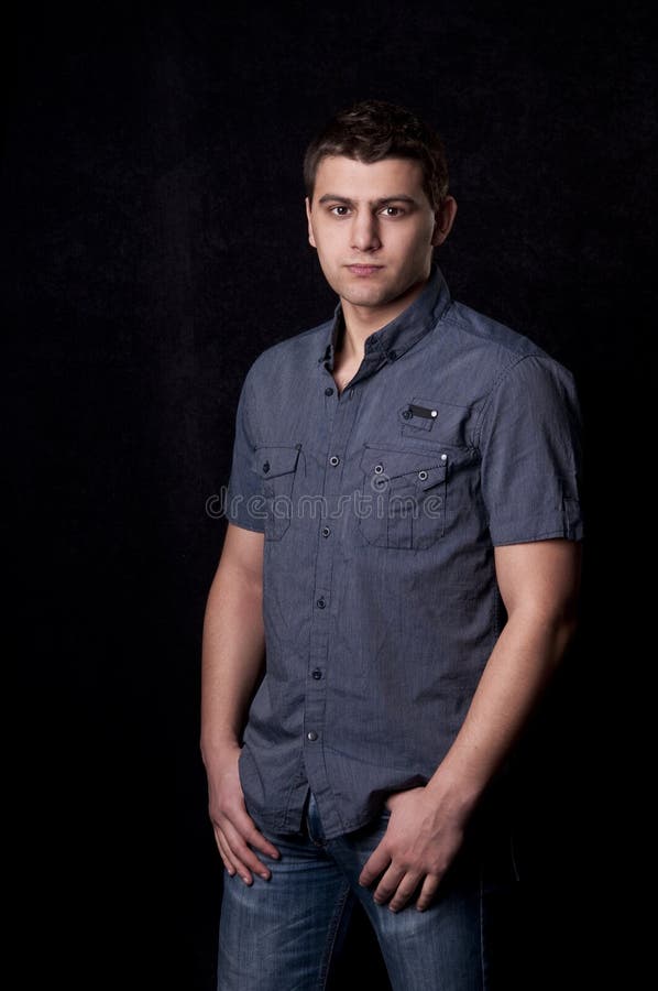 Casual Man Portrait stock image. Image of hair, adult - 18543751 Casual Man Portrait stock image. Image of hair, adult - 18543751