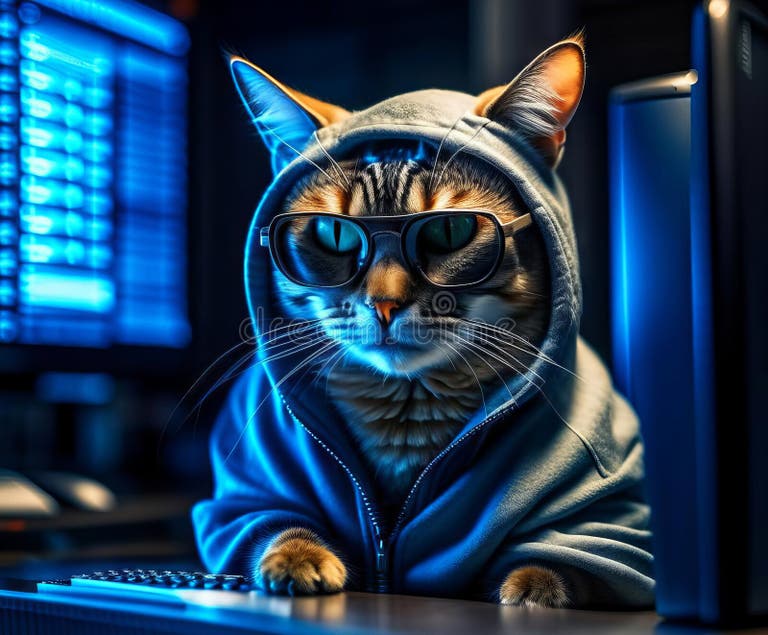 Cat Hacker Stock Illustrations – 286 Cat Hacker Stock Illustrations ...