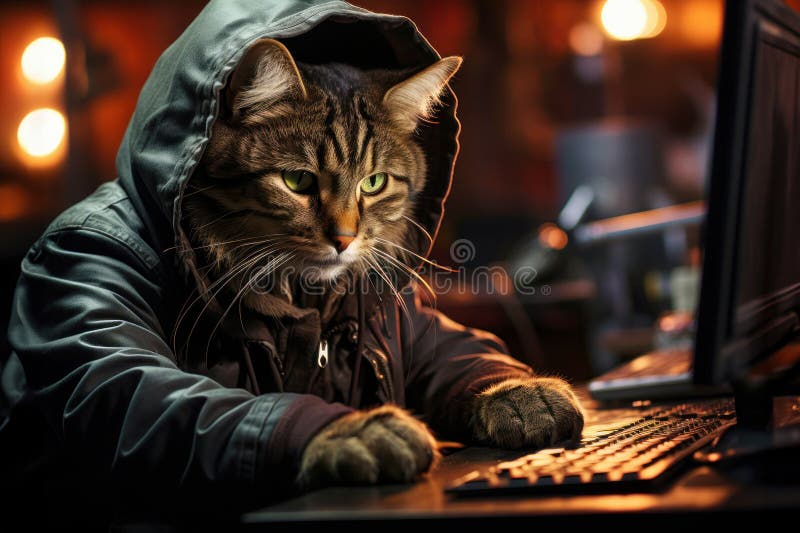 Cat Hacker Stock Illustrations – 429 Cat Hacker Stock Illustrations ...
