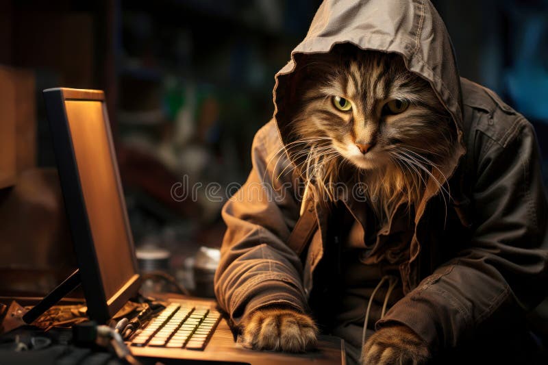 Cat Hacker Stock Illustrations – 389 Cat Hacker Stock Illustrations ...