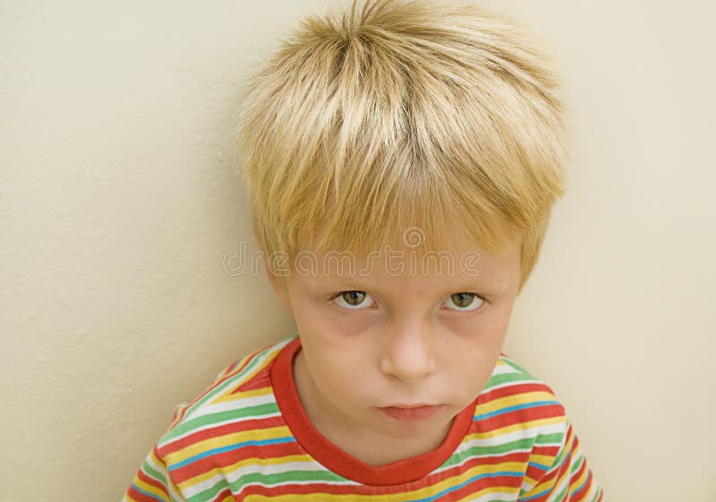 Serious Child stock image. Image of serious, innocent - 11008689