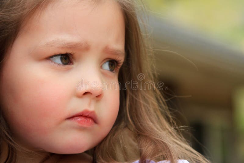 Serious child stock image. Image of long, eyes, cheeks - 20169401