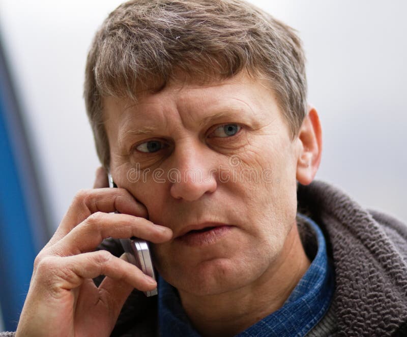 Serious mature man stock photo. Image of sight, male, background - 1637412