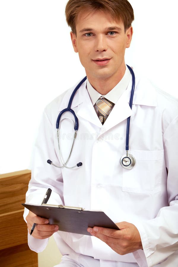 Serious doctor stock image. Image of fresh, employment - 17572341