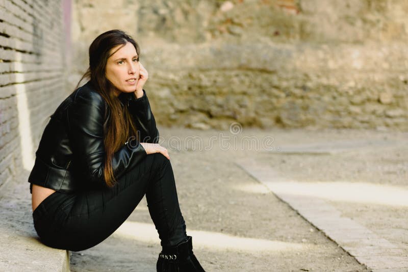 Serious and Doubtful Young Woman with Unsure Face, Feeling Uncertain ...