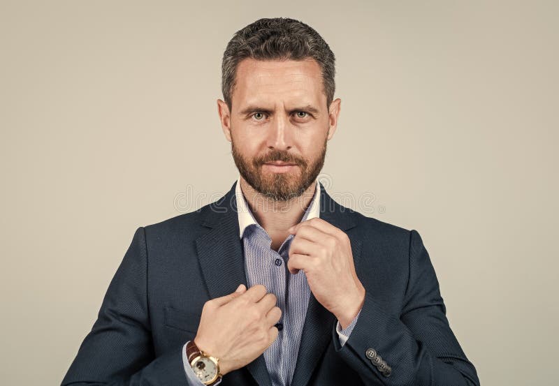 Serious Entrepreneur Or Manager Male Formal Fashion Professional