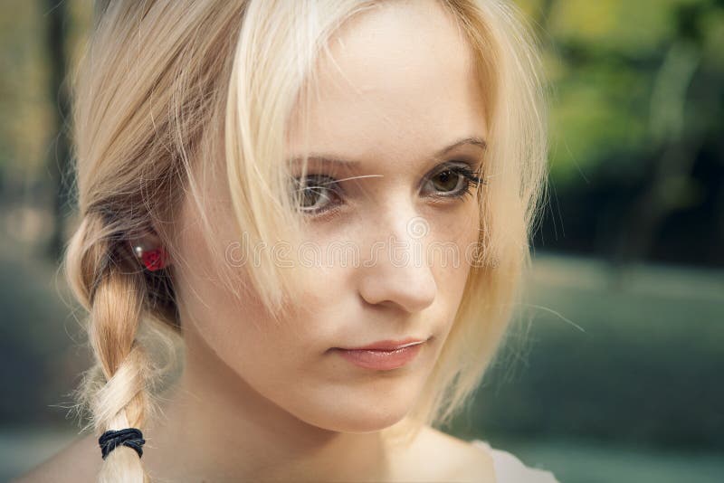 Serious face stock image. Image of nature, autumn, fresh - 22118251