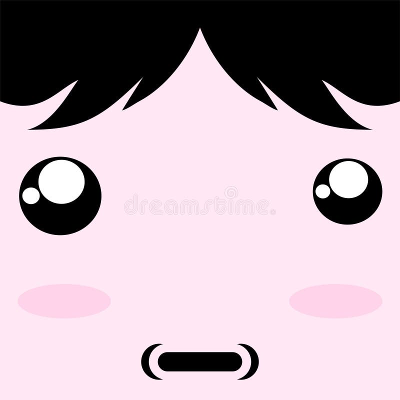 Serious face illustration stock vector. Illustration of emoticon - 87796440