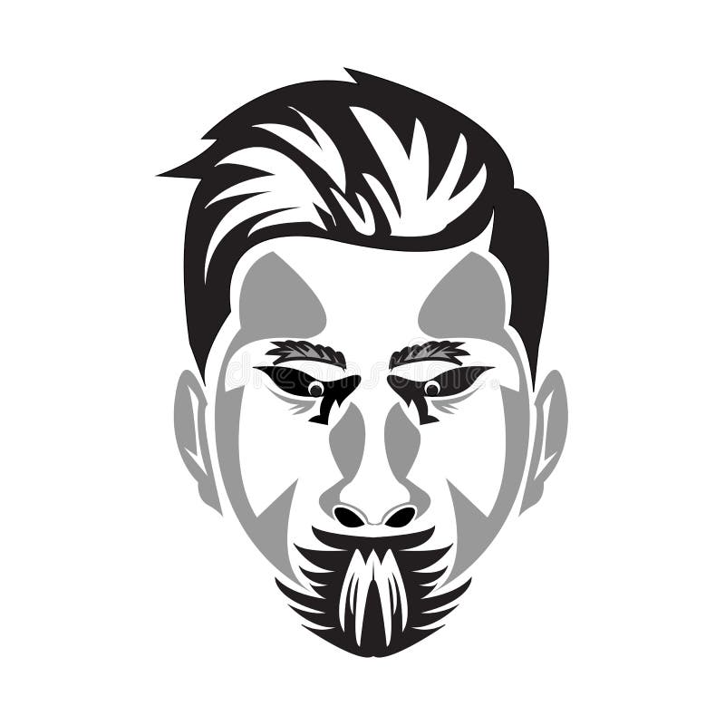 Shadow Face stock vector. Illustration of dark, crazy - 17257337