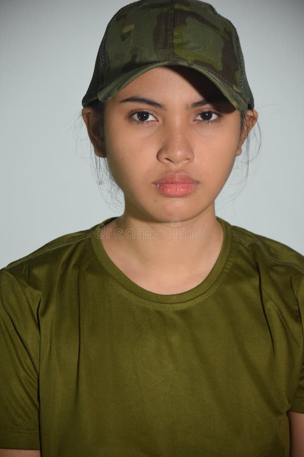A Serious Female Soldier Portrait Stock Image - Image of females ... A Serious Female Soldier Portrait Stock Image - Image of females ...