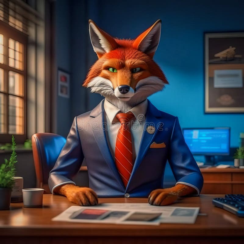 Serious Fox Stock Illustrations – 154 Serious Fox Stock Illustrations ...