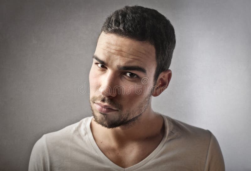 Serious guy stock image. Image of look, serious, portrait - 71285469