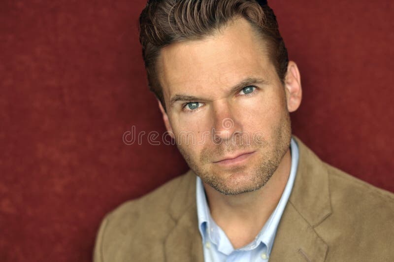 Serious handsome man stock photo. Image of hair, blonde - 26791498