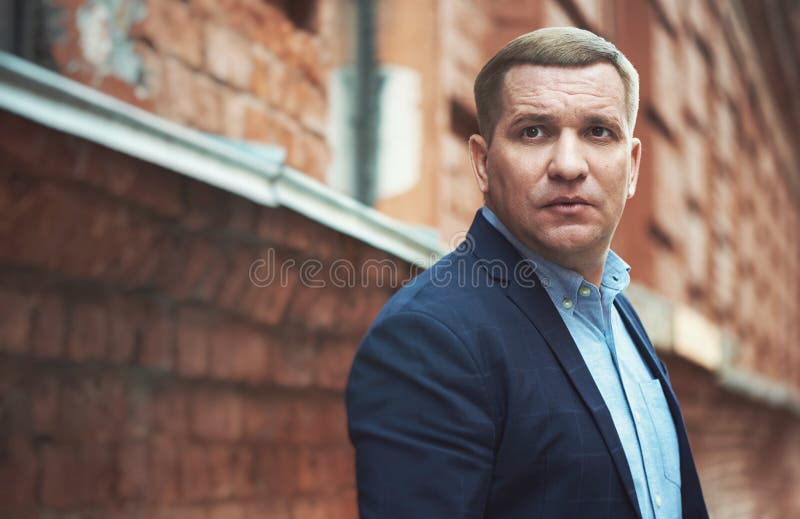 Serious handsome Man stock image. Image of away, looking - 146704443