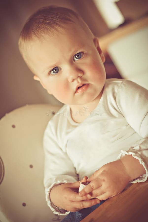 Pretty Little Girl As Alice in Wonderland Stock Image - Image of girl ...