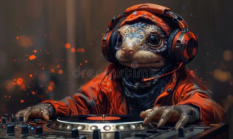 Lizard Dj Stock Photos - Free & Royalty-Free Stock Photos from Dreamstime