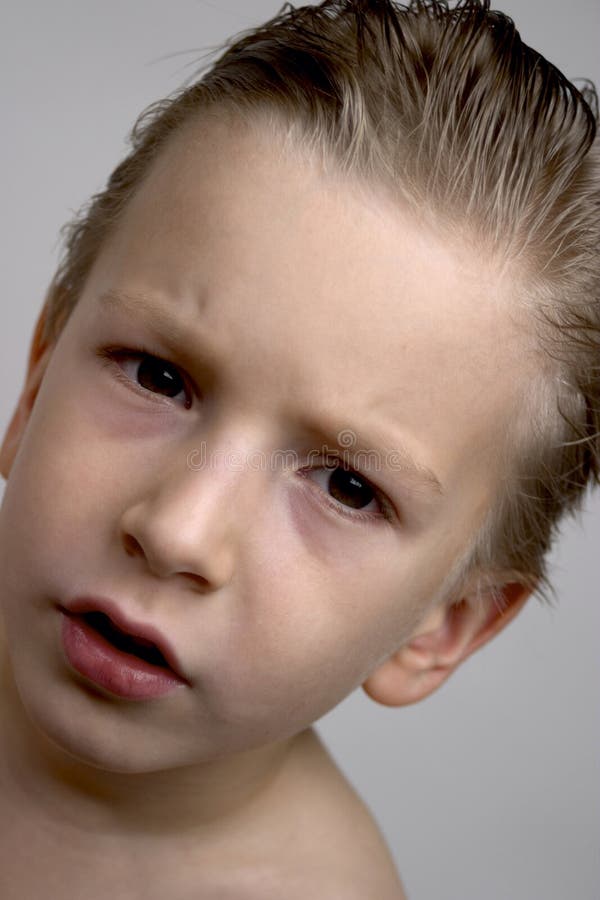 Serious Look stock image. Image of expressions, isolated - 10196205