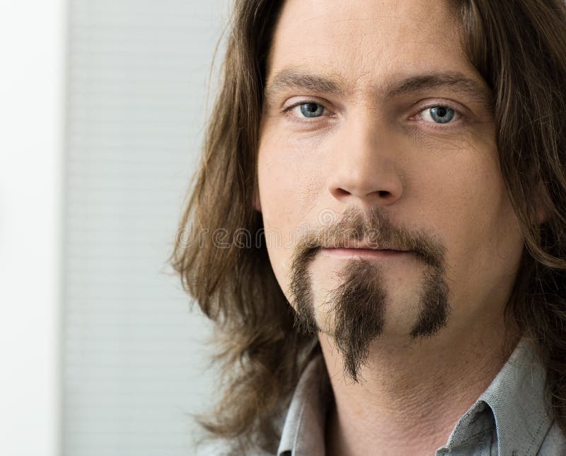 Serious look stock image. Image of beard, good, expression - 8489447