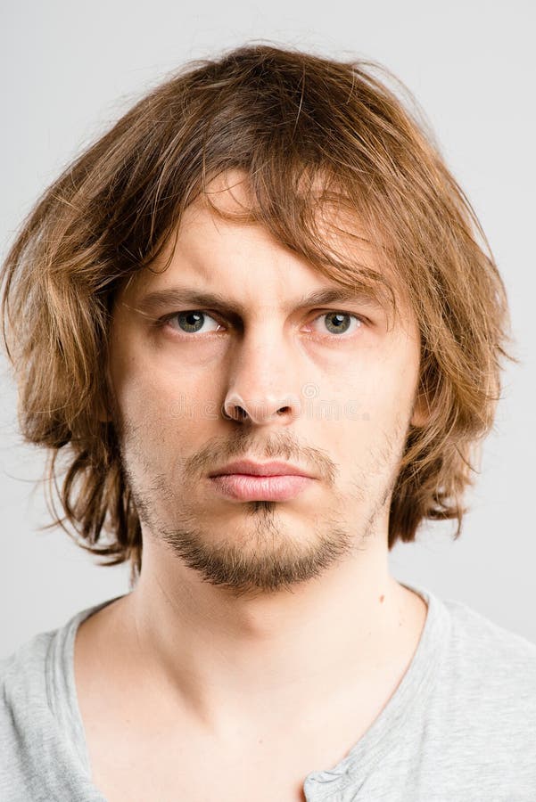 Serious Man Portrait Real People High Definition Grey Background Stock ... Serious Man Portrait Real People High Definition Grey Background Stock ...