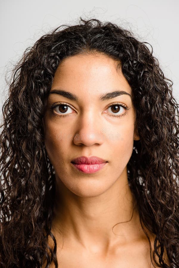 Serious Man Portrait Real People High Definition Grey Background Stock ...