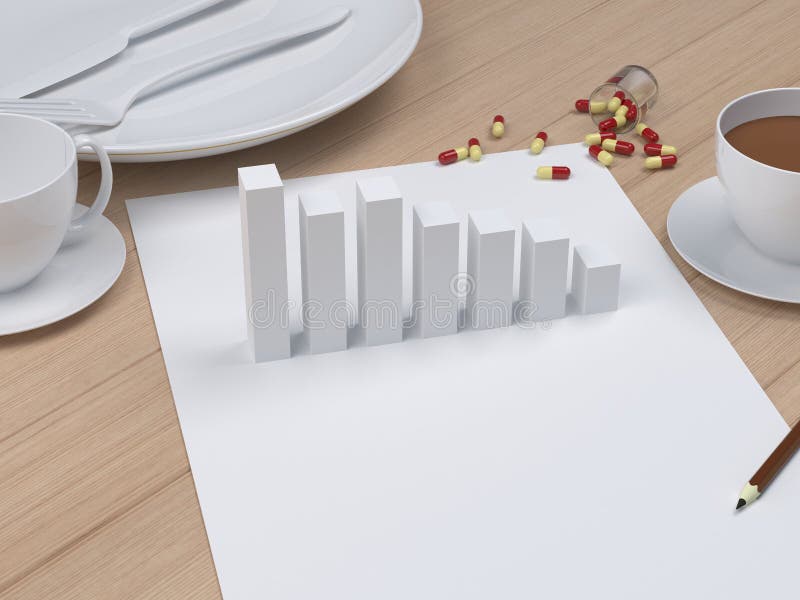 Serious because of Lower Profits Stock Illustration - Illustration of ...