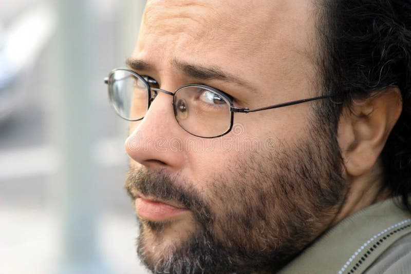 Serious Man stock image. Image of casual, manly, close - 6843973