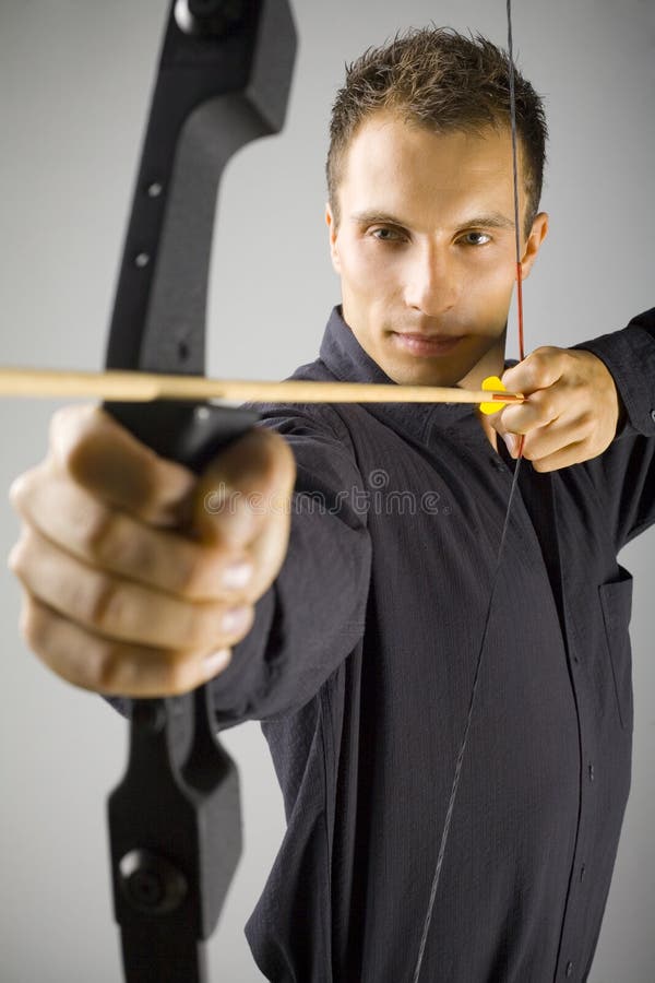 177 Man Standing Bow Arrow Stock Photos - Free & Royalty-Free Stock ...