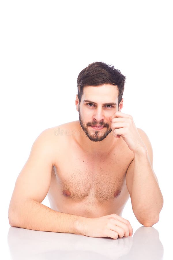 Serious man insolated stock image. Image of human, lifestyle - 38001415