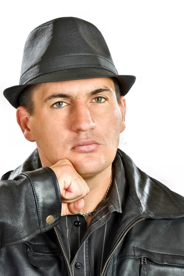 Serious Man portrait stock image. Image of closeup, male - 11068129