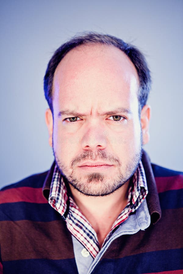 Serious man stock photo. Image of shoulders, people, portrait - 48956684