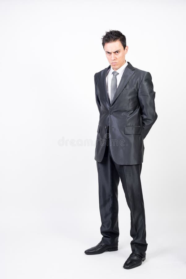 Serious man in suit stock photo. Image of male, wear - 178601272