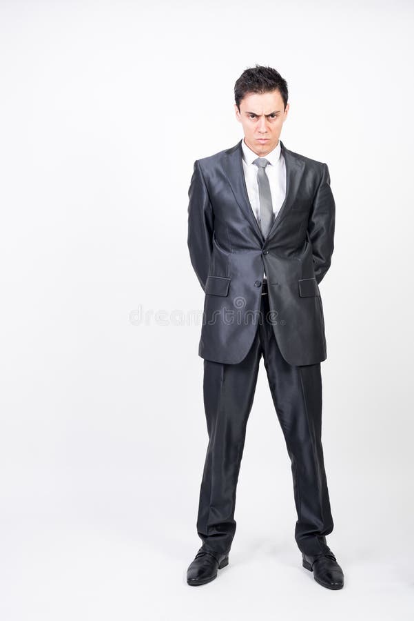 Serious man in suit stock photo. Image of male, wear - 178601272