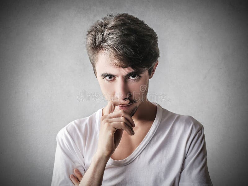 Serious man stock photo. Image of caucasian, business - 46728332