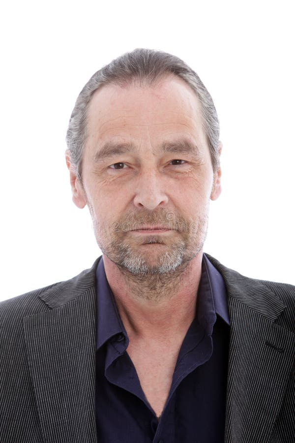 Serious mature man stock image. Image of expression, caucasian - 30593143