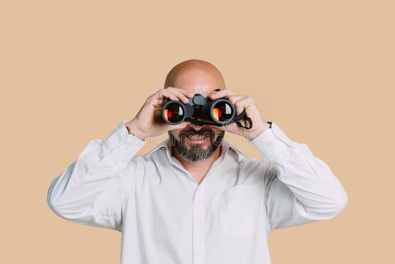 Mosaic of a Middle-aged Man with a Beard Expressing Different Emotions ...