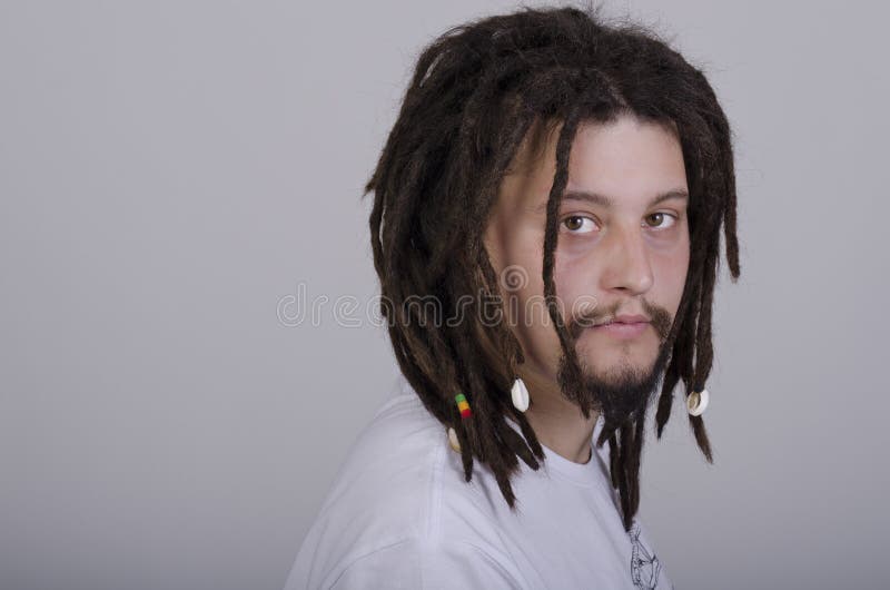 Serious rasta guy stock photo. Image of beautiful, male - 28139890