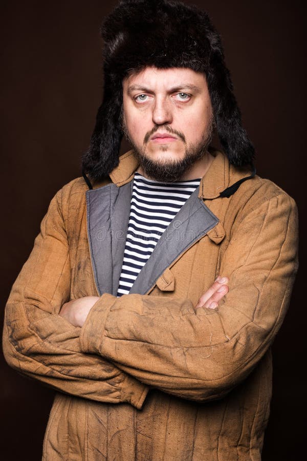 Serious russian man stock photo. Image of eyes, national - 40561682