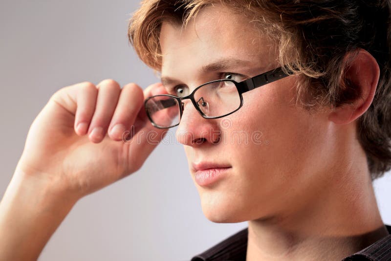 Serious student stock image. Image of beautiful, blonde - 22416075