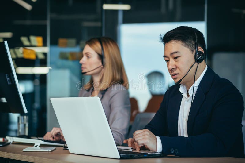 Team Listens Client Video Call Stock Photos - Free & Royalty-Free Stock ...