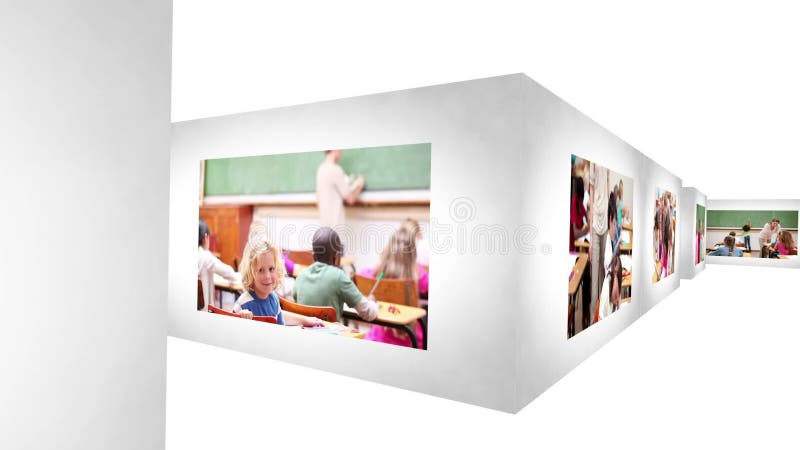 Serious Teacher Showing School Life Stock Footage - Video of digitally ...