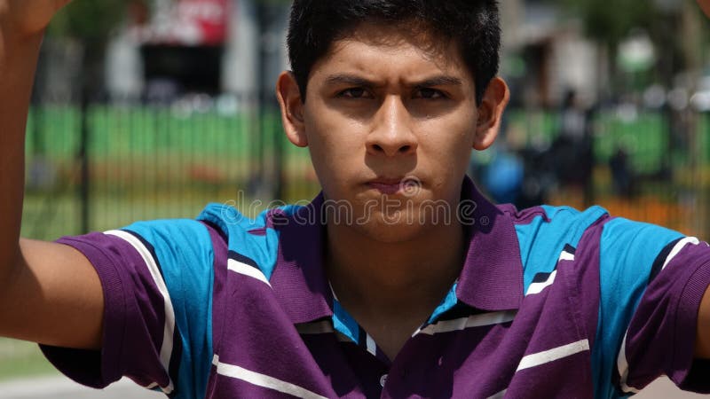 Serious Teen Boy stock photo. Image of youthful, kids - 90784052